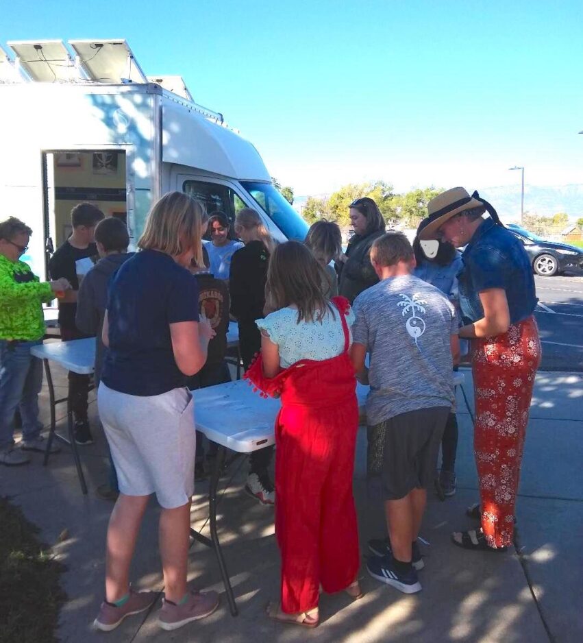 Nora Eccles Harrision Museum of Art visits Spring City Elementary ...